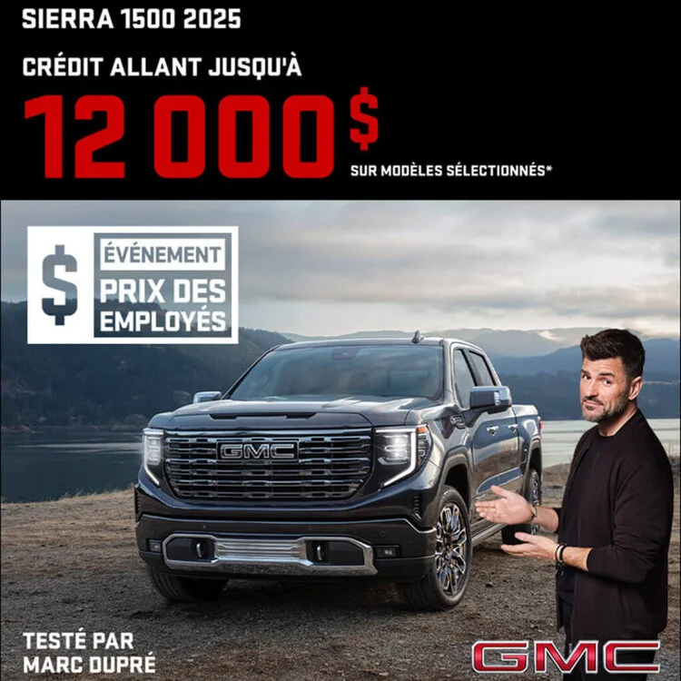 GMC Sierra 1500 2025 - Thibault GM Montmagny La Pocatière